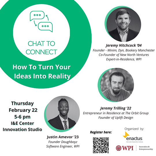 Chat to Connect- How To Turn Your Ideas Into Reality | Worcester ...