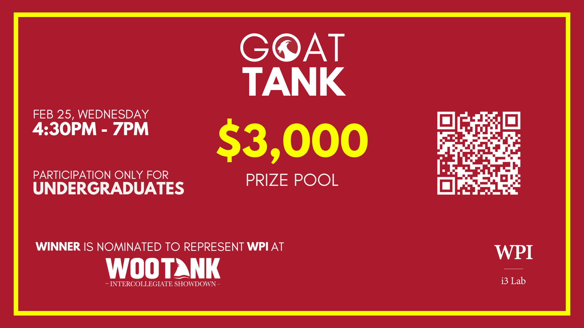 GoatTank 2026 | Worcester Polytechnic Institute